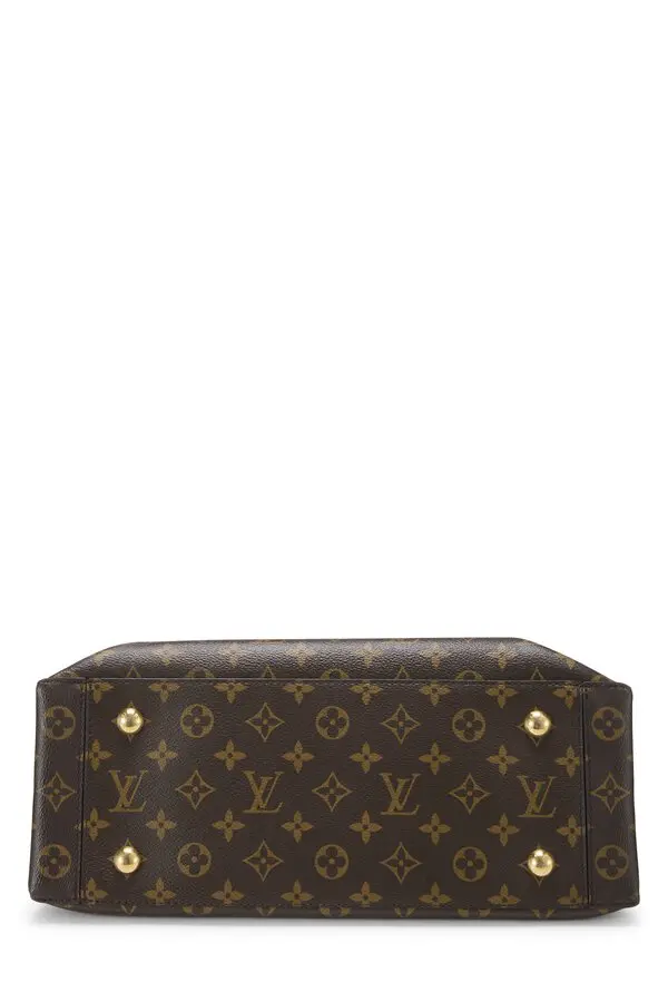 LOUIS VUITTON Monogram Canvas Flower Tote - Black