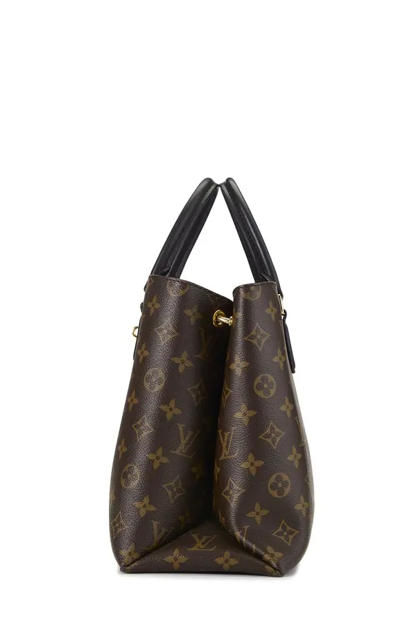 LOUIS VUITTON Monogram Canvas Flower Tote - Brown