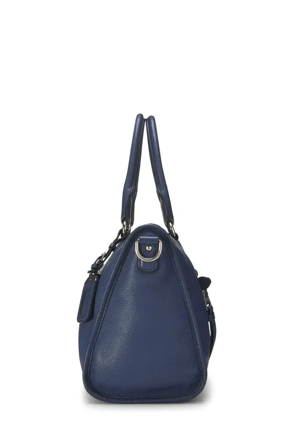 Prada Vitello Daino Convertible Zip Handbag