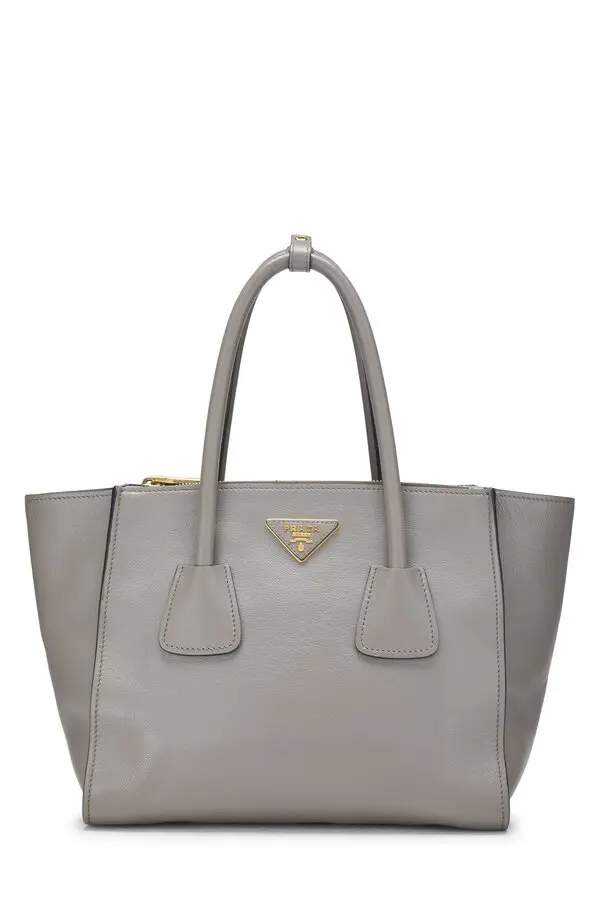 Prada Calfskin Trapeze Tote