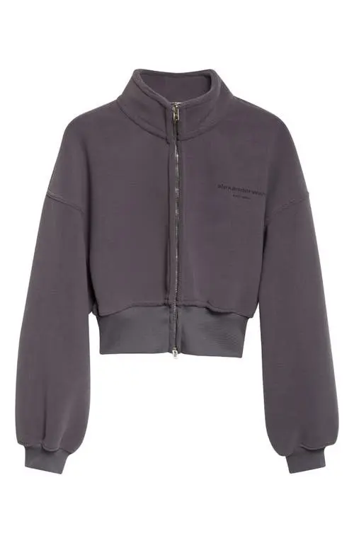 Alexander Wang Crop Jacket - Alloy