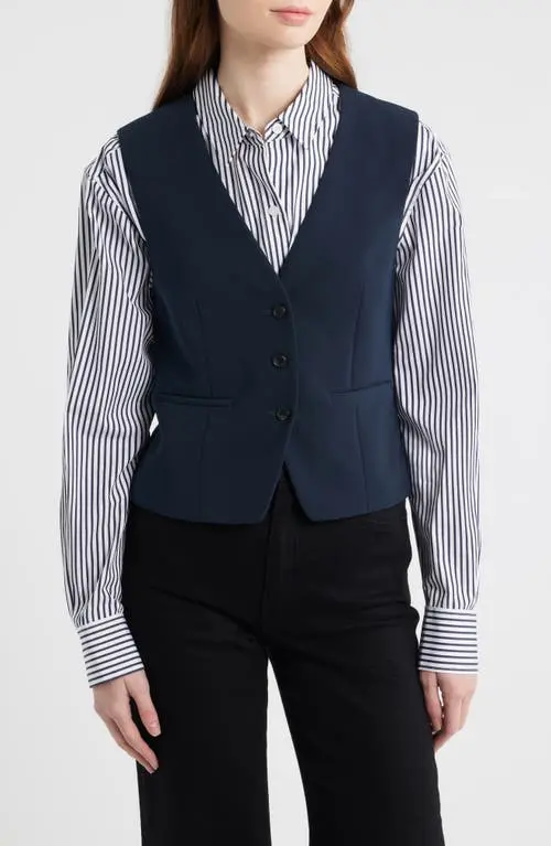 Rag & Bone Jennifer Slim Fit Vest And Blazer Set