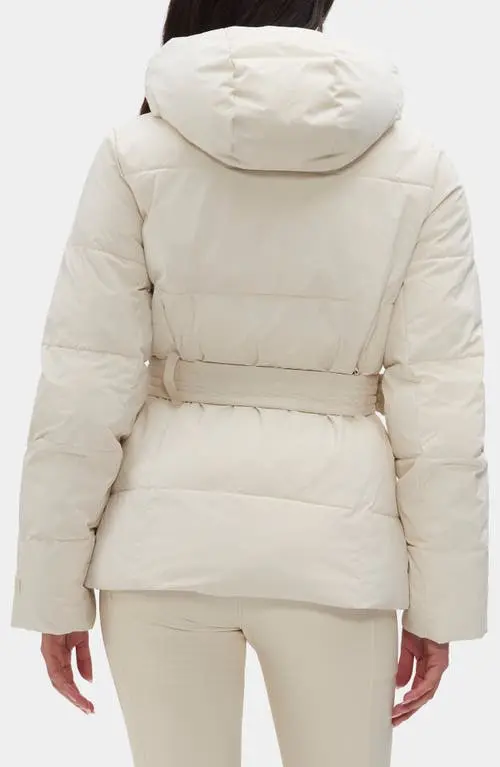 HALFDAYS Hedy Ski Puffer Jacket - Oatmilk