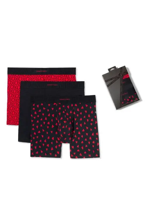 SAVAGE X FENTY Assorted 3-pack Boxer Briefs - Black/red/black