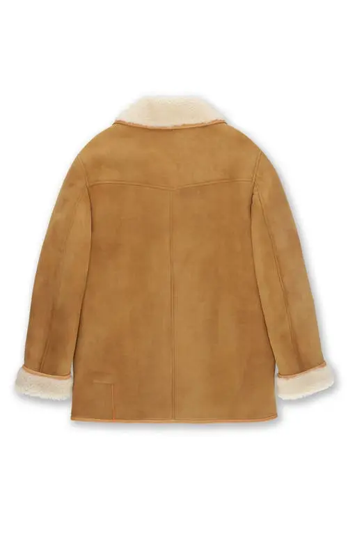 FORTELA Lemans Double-breasted Shearling Coat