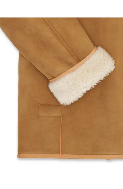 FORTELA Lemans Double-breasted Shearling Coat
