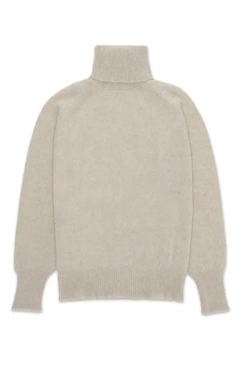 FORTELA Piero High Neck Alpaca Wool Sweater - Beige