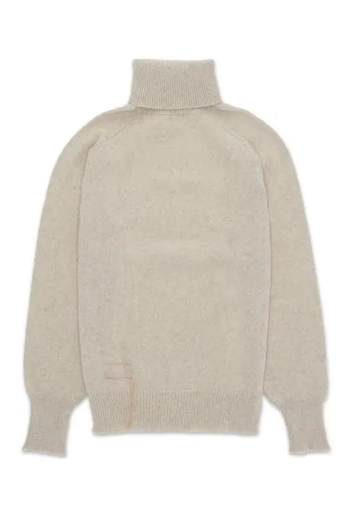 FORTELA Piero High Neck Alpaca Wool Sweater - Beige