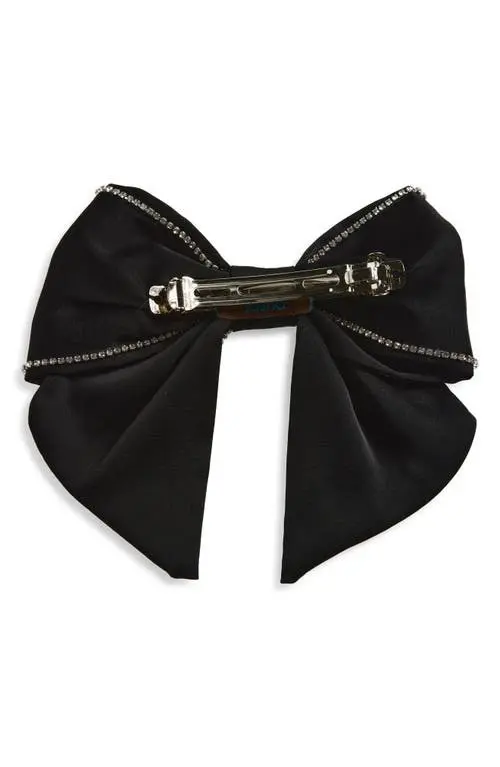 Tasha Rhinestone Bow Barrette