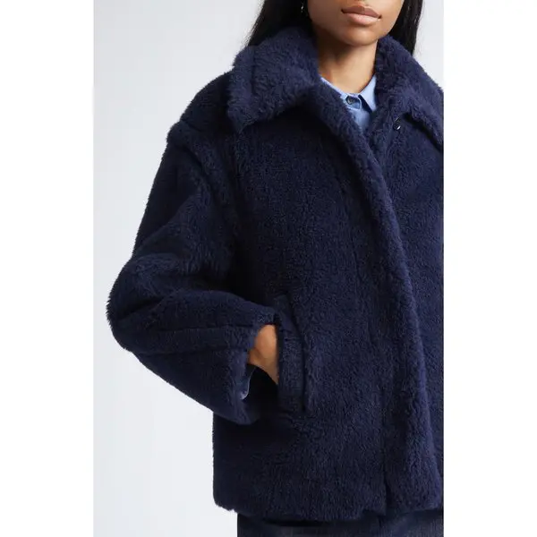 Max Mara Fuggito Alpaca Coat - Ultramarine