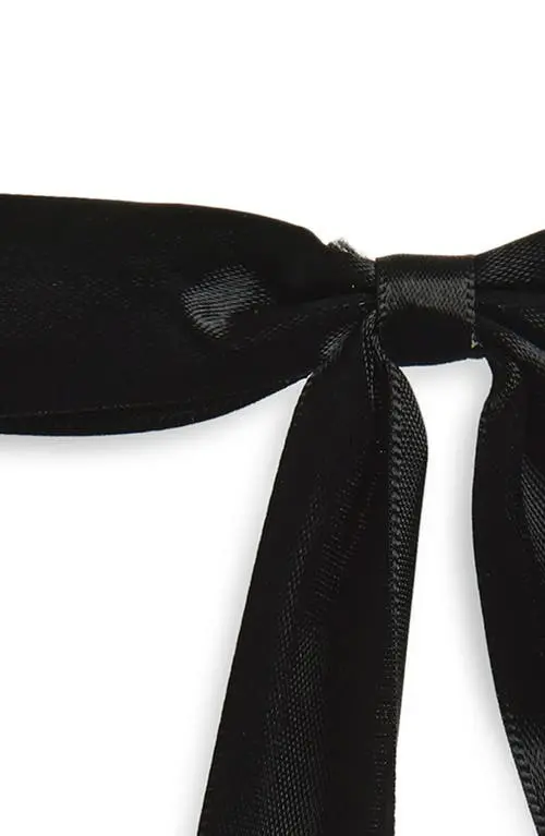 Tasha Long Skinny Bow Barrette