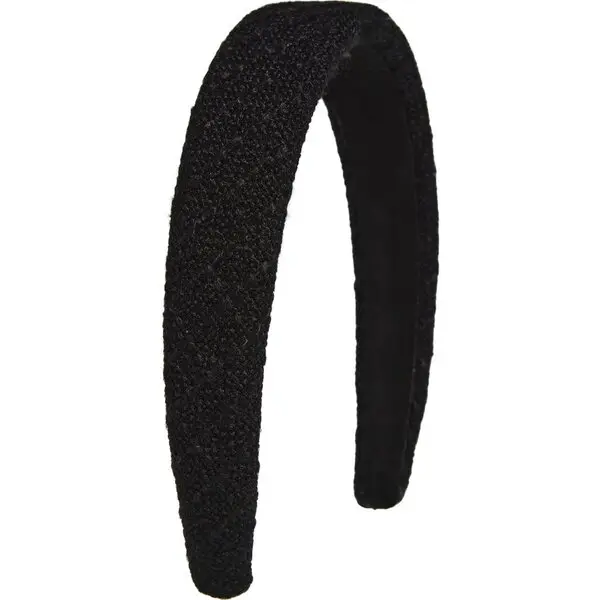 Tasha Tweed Headband - Black