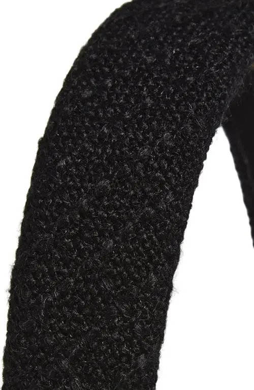 Tasha Tweed Headband - Black