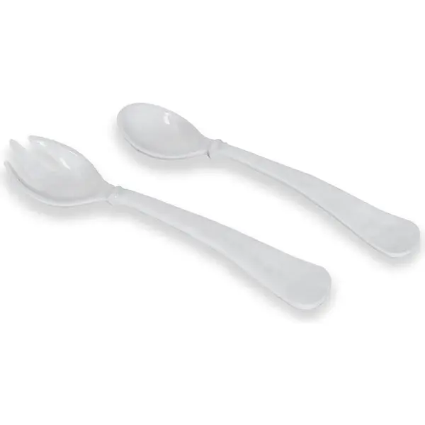BEATRIZ BALL COLLECTION Vida Havana Salad Servers - White