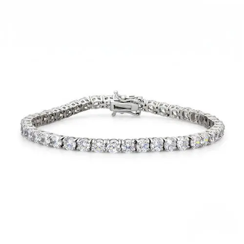 SPERO LONDON Sterling 4mm Tennis Bracelet - Silver