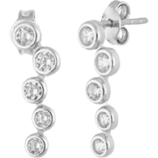 SPERO LONDON Star Cluster Stud Earrings - Silver