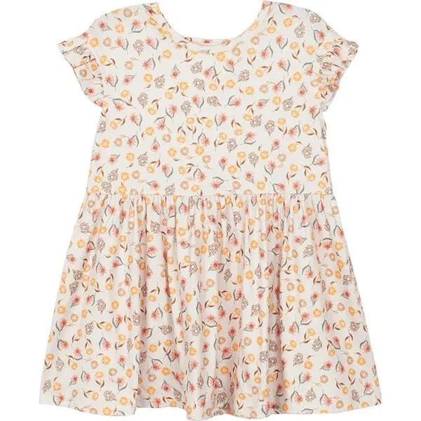 MABEL + HONEY Floral Print Dress - Brown