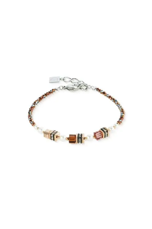 COEUR DE LION Sparkling Princess Bracelet - Mocha Mousse
