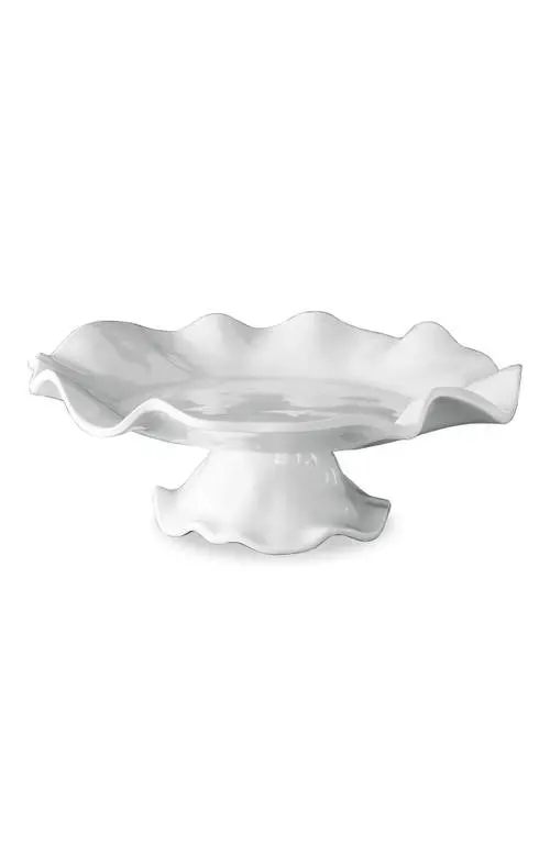 BEATRIZ BALL COLLECTION Vida Havana Pedestal Cake Plate - White