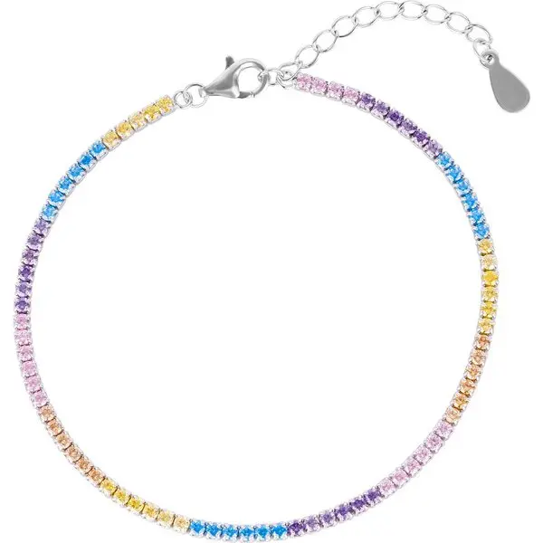 SPERO LONDON Sterling Tennis Bracelet - Silver