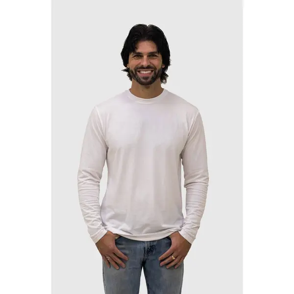 EPIC FITS Standard Long Sleeve Crew Neck T-shirt 3-pack - White