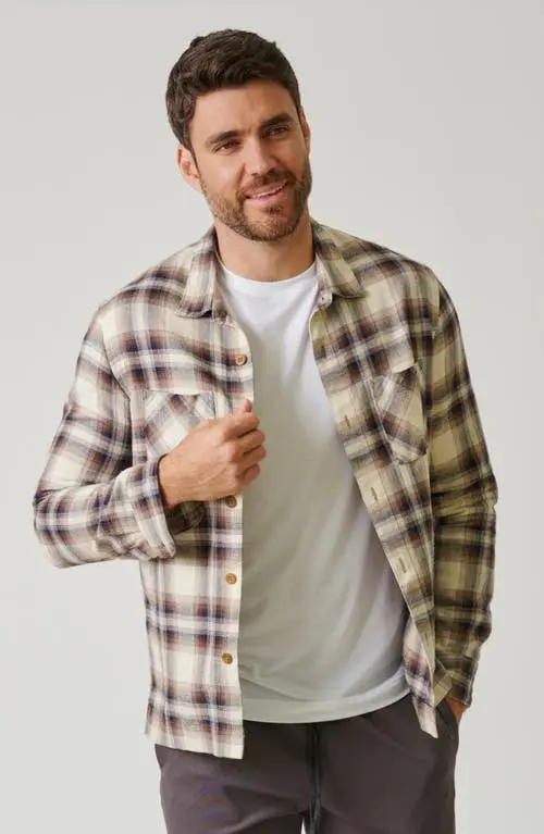 LEISURE LAB Wolf Flannel Button Up