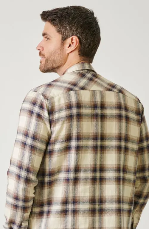 LEISURE LAB Wolf Flannel Button Up
