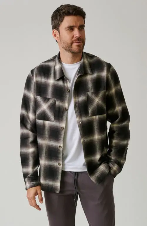 LEISURE LAB Wolf Flannel Button Up - Coyote