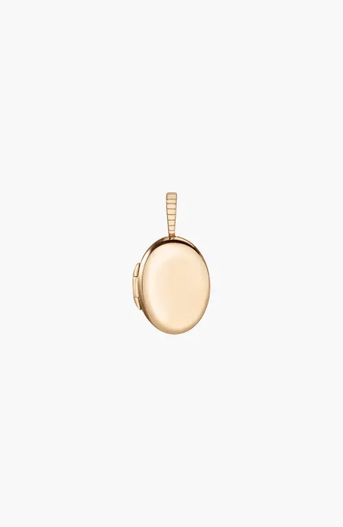 AURATE Solid Gold Locket Pendant