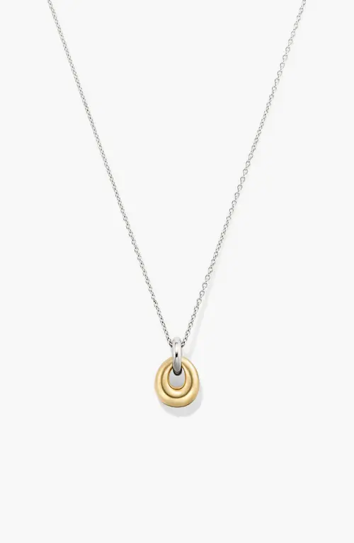 Mejuri Jojo Loop Pendant Necklace - Gold Vermeil/sterling Silver
