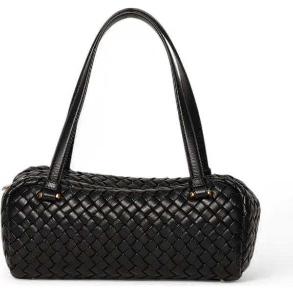 Walter Baker Lyla Barrel Shoulder Bag - Black Puff
