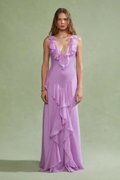 AMUR Estella Bias Gown