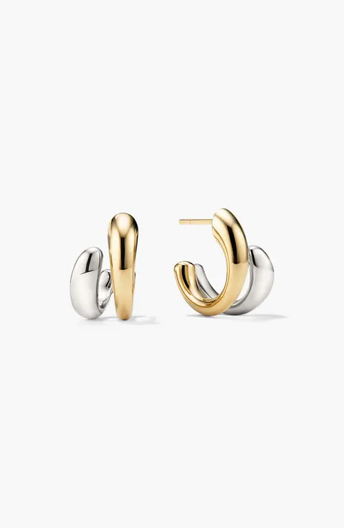 Mejuri Jojo Double Hoop Earrings - Gold Vermeil/sterling Silver