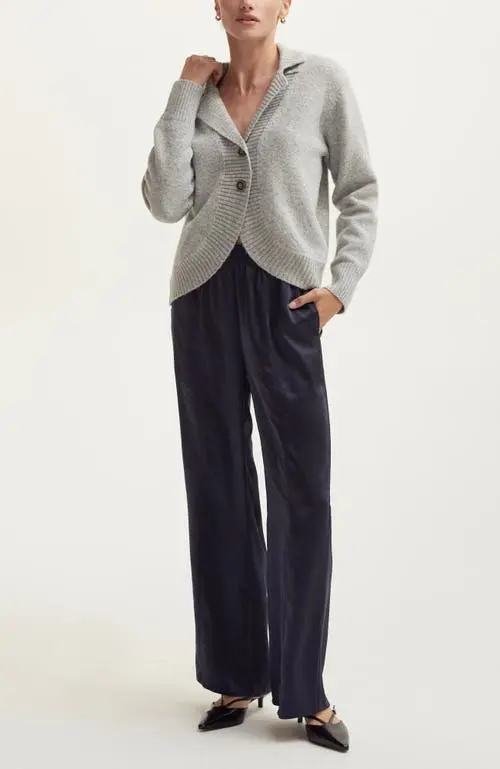 CRESCENT Curved Hem Cardigan