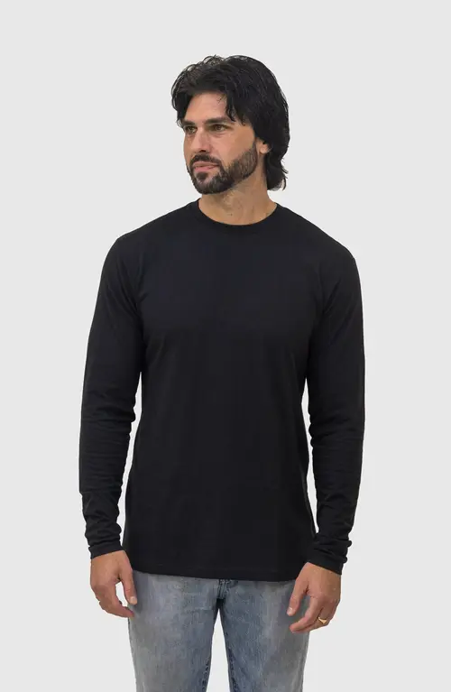 EPIC FITS Long Sleeve Crew Neck T-shirt - Black