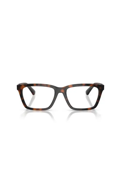 Burberry 53mm Rectangle Optical Glasses - Brown