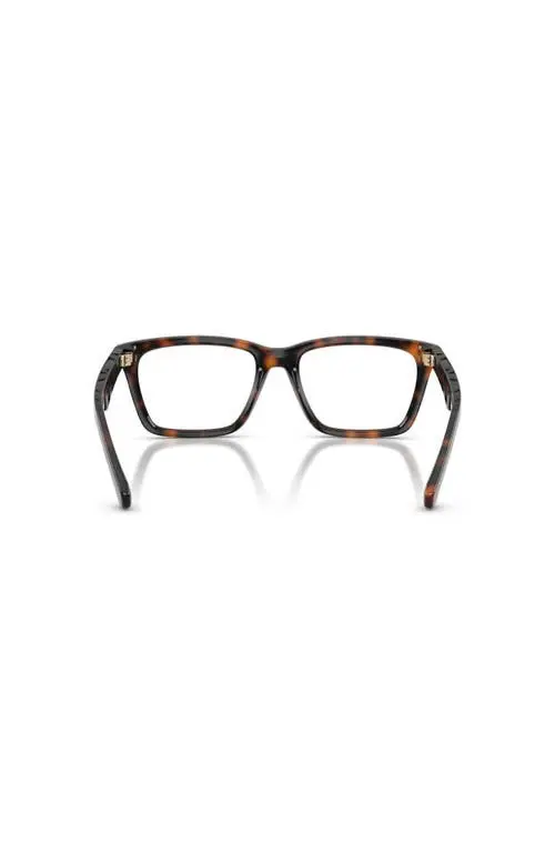 Burberry 53mm Rectangle Optical Glasses - Brown