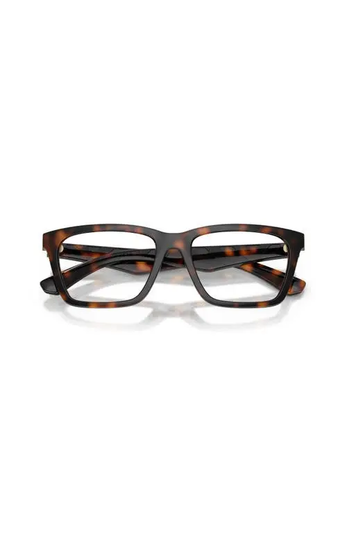 Burberry 53mm Rectangle Optical Glasses - Brown