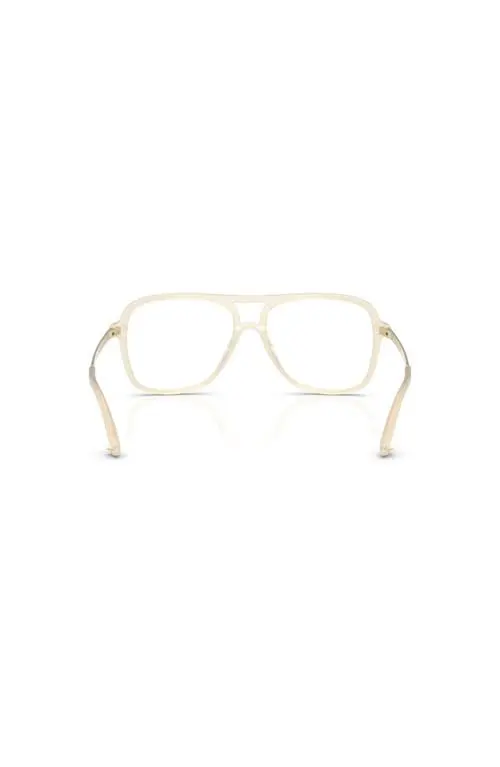JIMMY CHOO 55mm Pilot Eyeglasses - Yellow