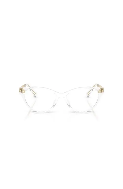 Michael Kors 49mm Cat Eye Optical Glasses - Transparent