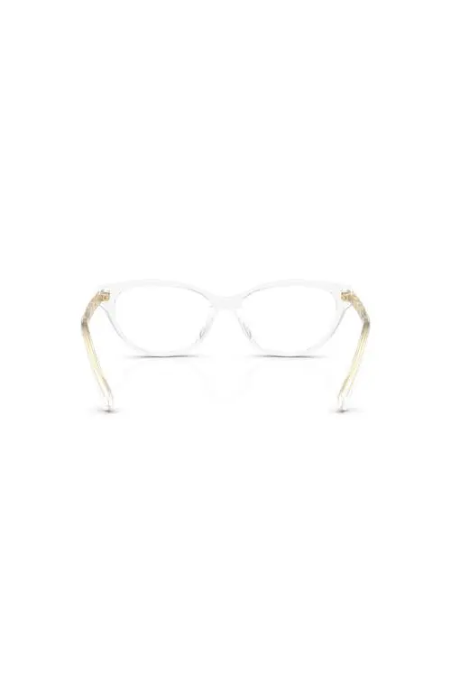 Michael Kors 49mm Cat Eye Optical Glasses - Transparent