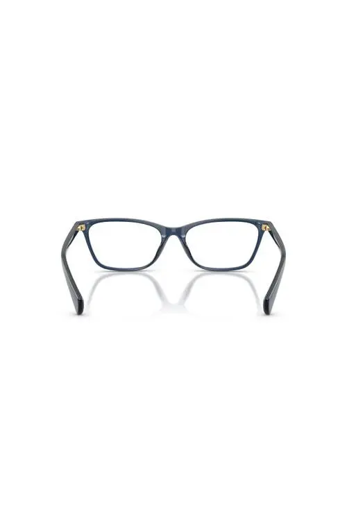 Ralph Lauren 55mm Rectangle Eyeglasses - Blue