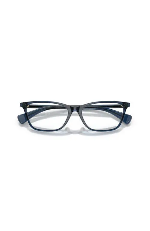 Ralph Lauren 55mm Rectangle Eyeglasses - Blue