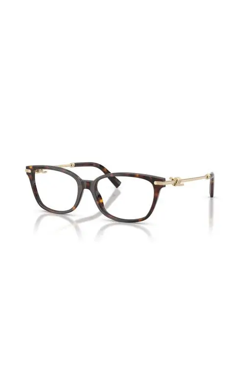 Tiffany & Co. 53mm Rectangle Optical Glasses - Tortoise