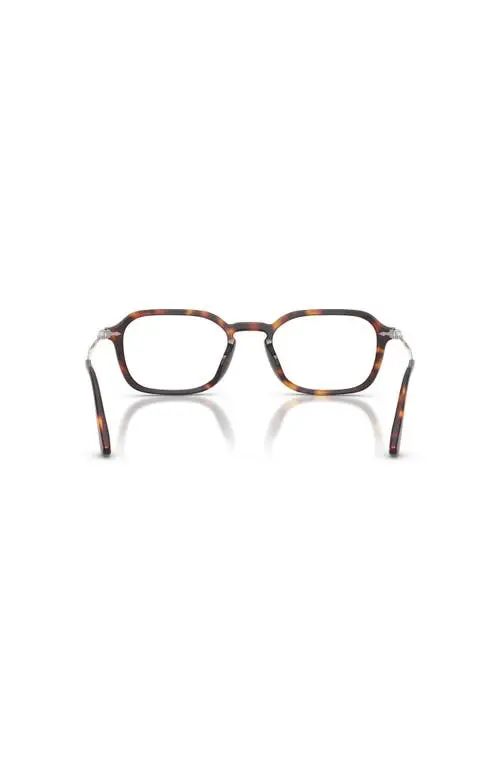 Persol Rectangle Optical Glasses - Tortoise
