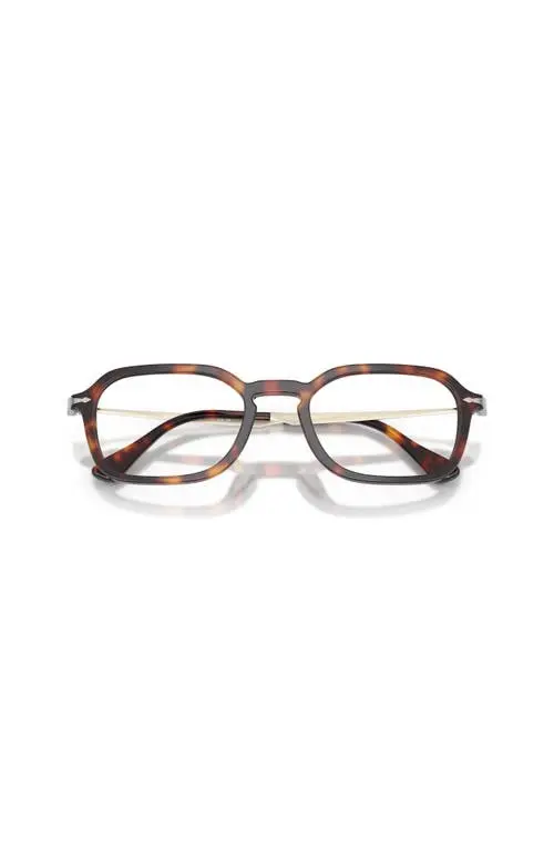 Persol Rectangle Optical Glasses - Tortoise