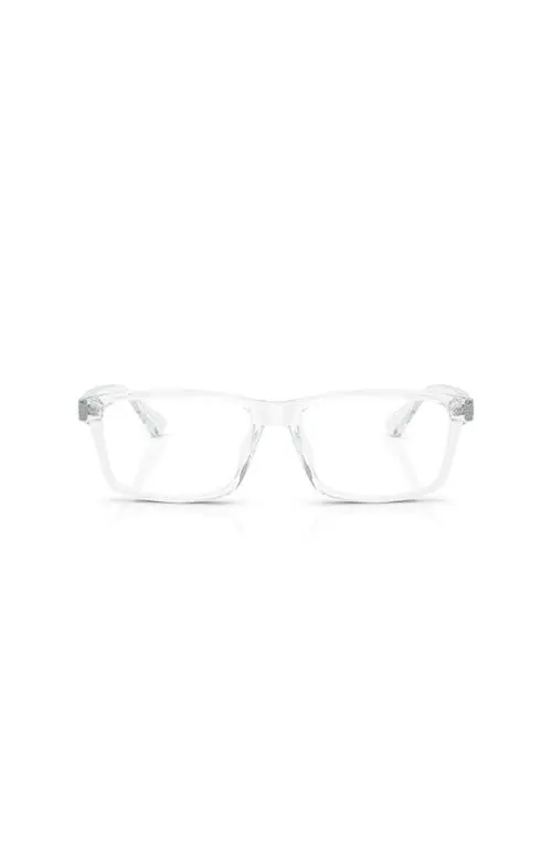Armani Exchange 56mm Rectangle Eyeglasses - Transparent