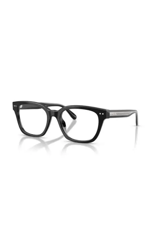 Ralph Lauren 52mm Rectangle Optical Glasses - Black