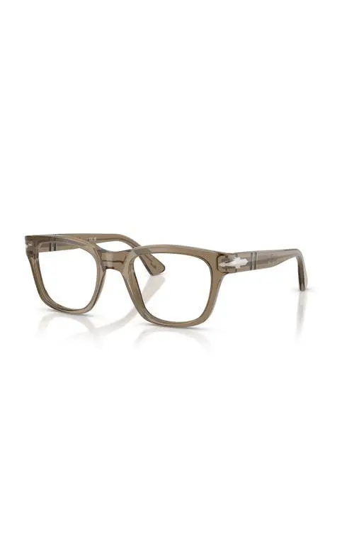 Persol 53mm Square Eyeglasses - Brown