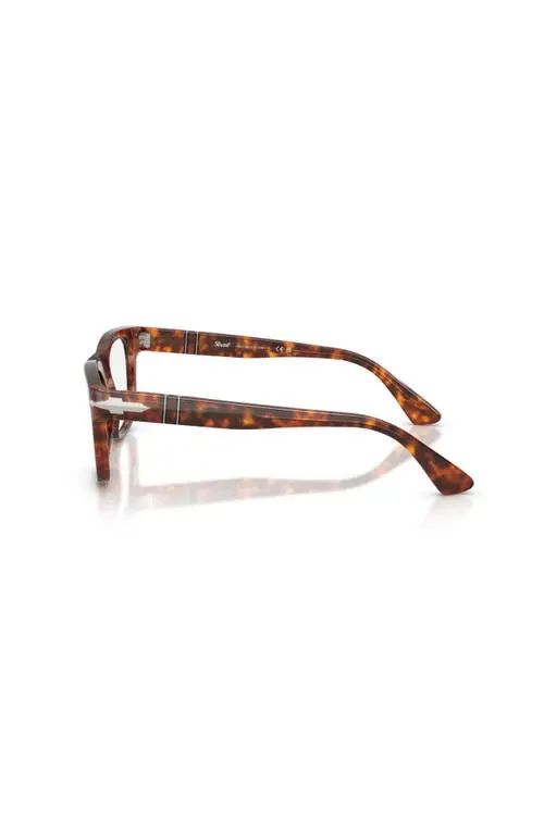 Persol 53mm Square Eyeglasses - Tortoise